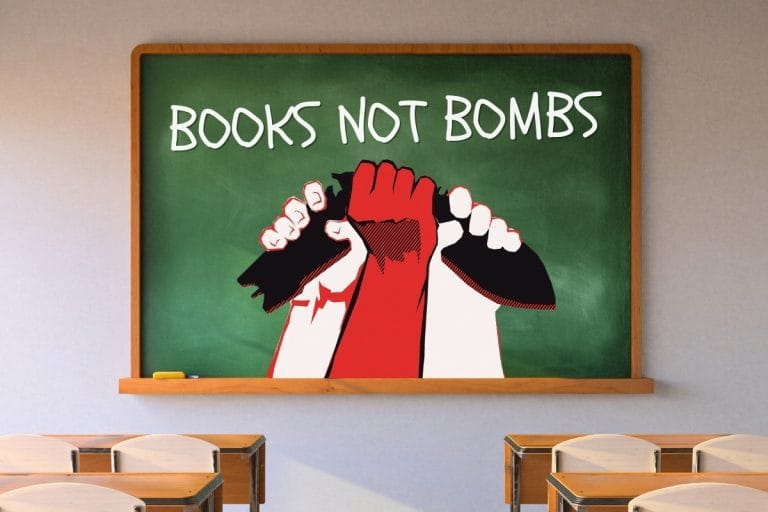Communist teacher and trade unionist passes ‘Books Not Bombs’ motion ...
